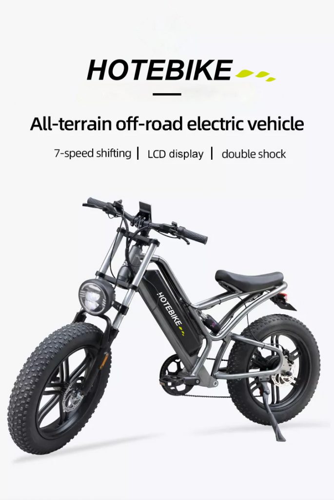 20 inch fat tire full suspension electric fat bike S720 - electric bikes canada